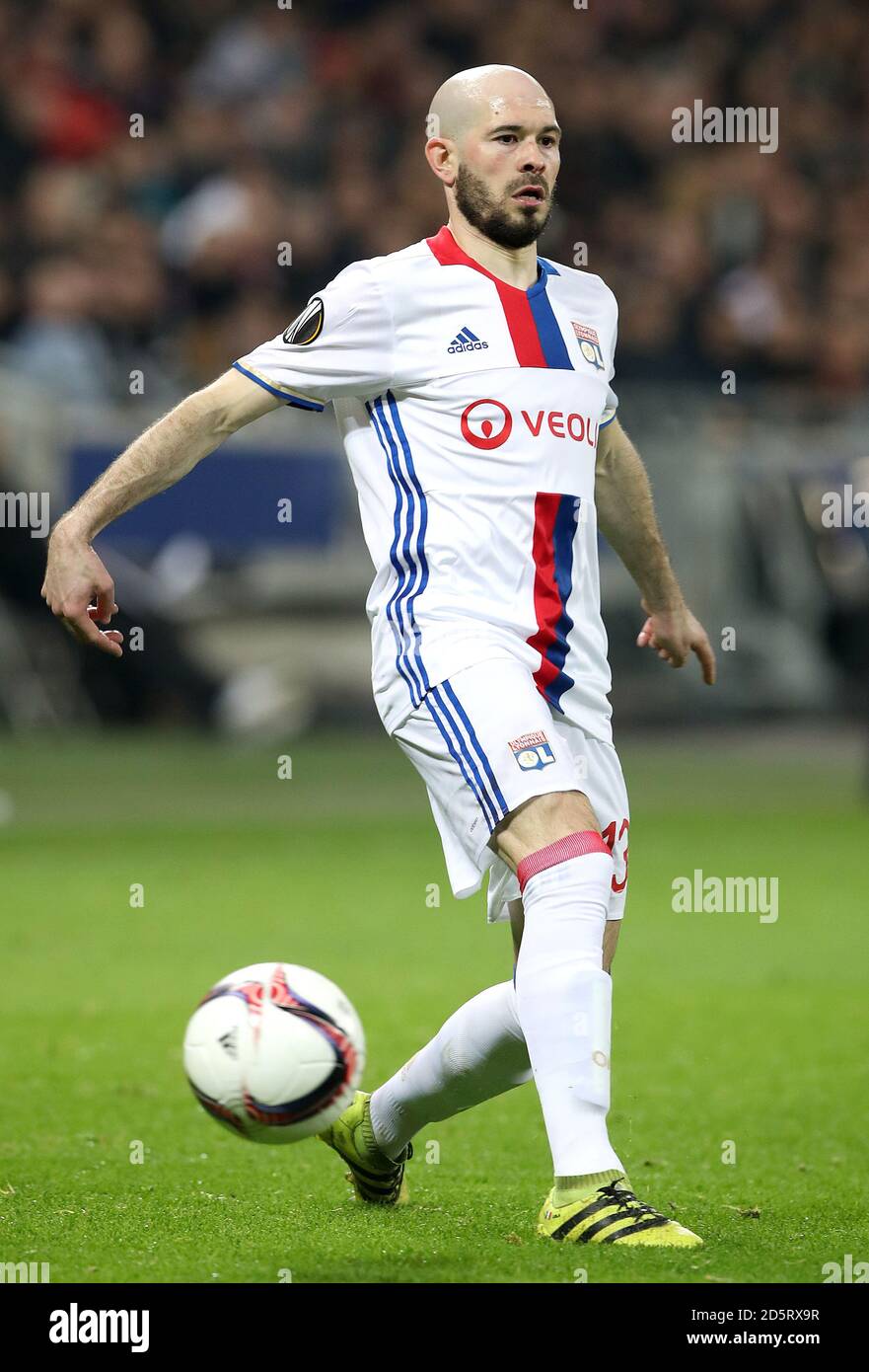 Christophe Jallet, Lyon Stock Photo - Alamy