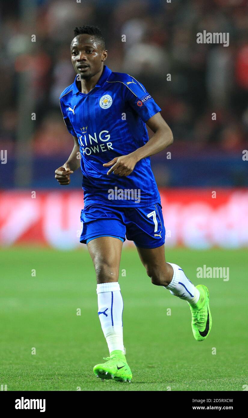 Leicester City's Ahmed Musa Stock Photo - Alamy