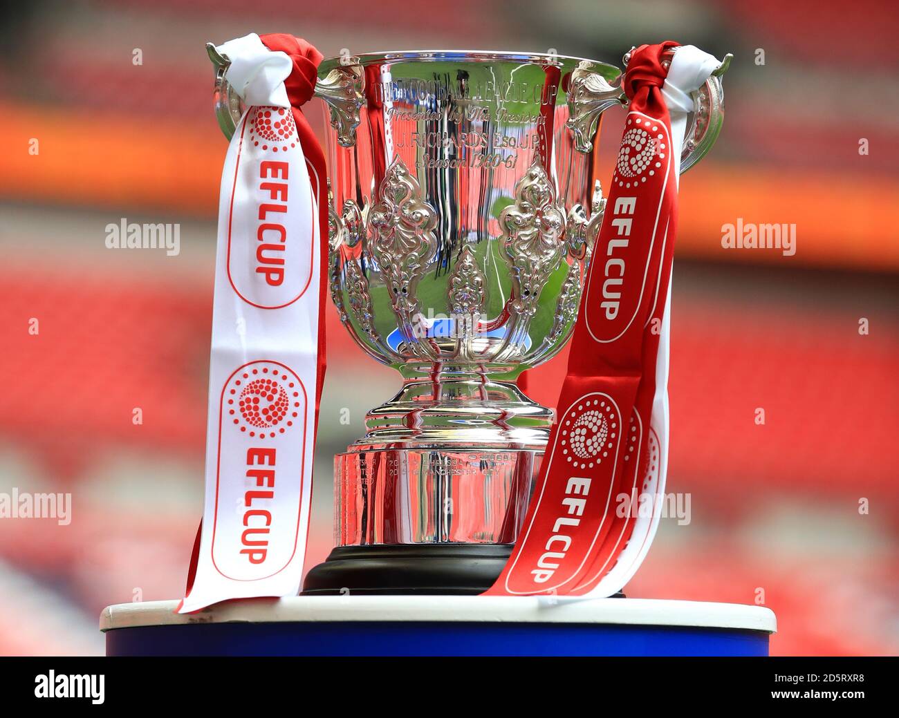 A general view of the EFL Trophy before the EFL Cup Final between ...