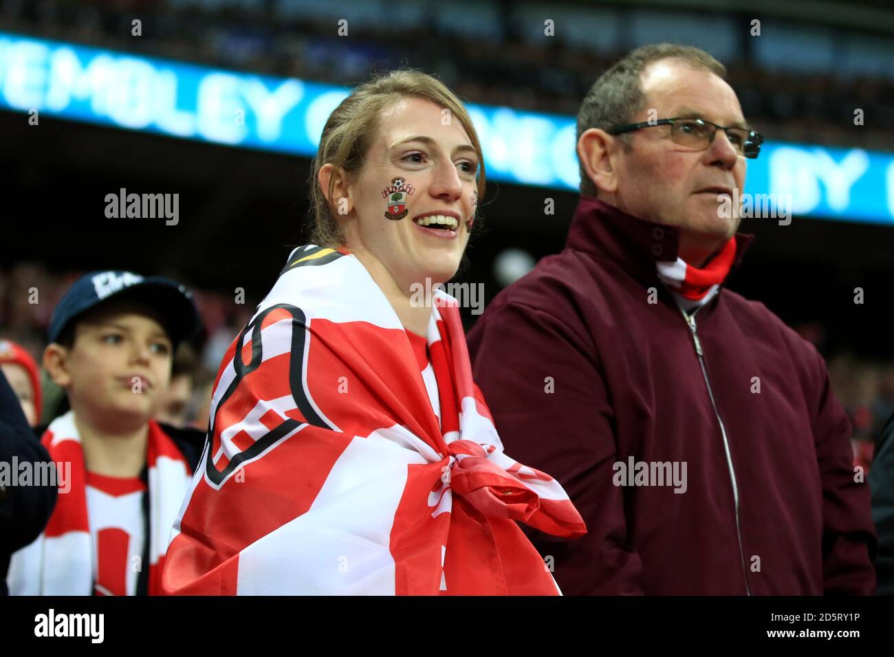 Soccer football mid length mid length midlength half crowd fans ...