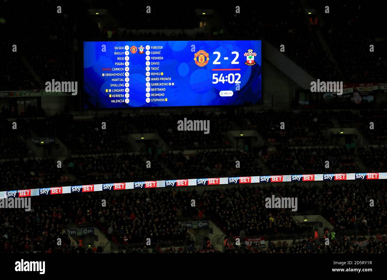 Football xxxx brand branding advert advertising gv general view hi-res ...