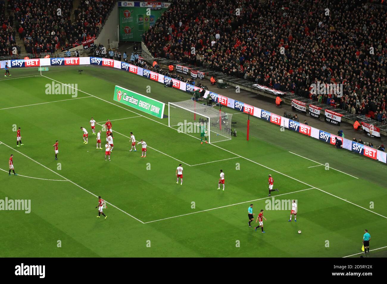 Football xxxx brand branding advert advertising gv general view hi-res ...