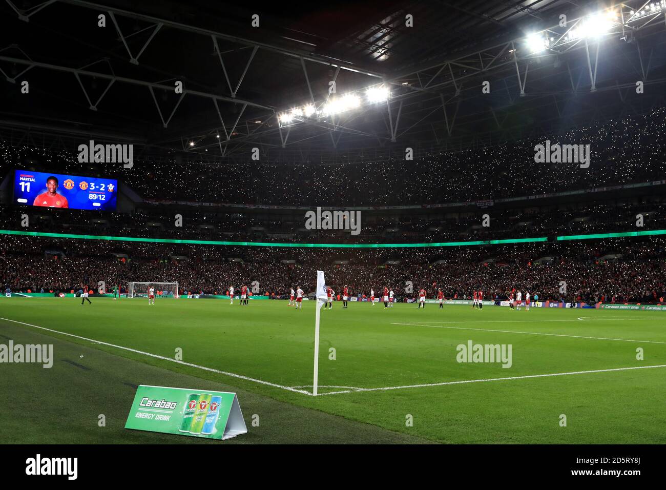 Football pitch advertising hi-res stock photography and images - Alamy