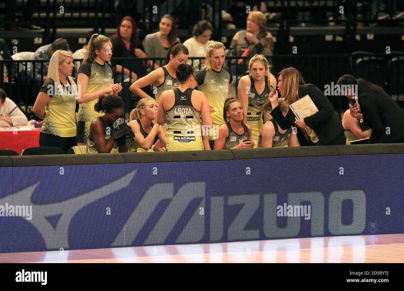 Manchester Thunder director of netball Karen Greig speaks to her ...