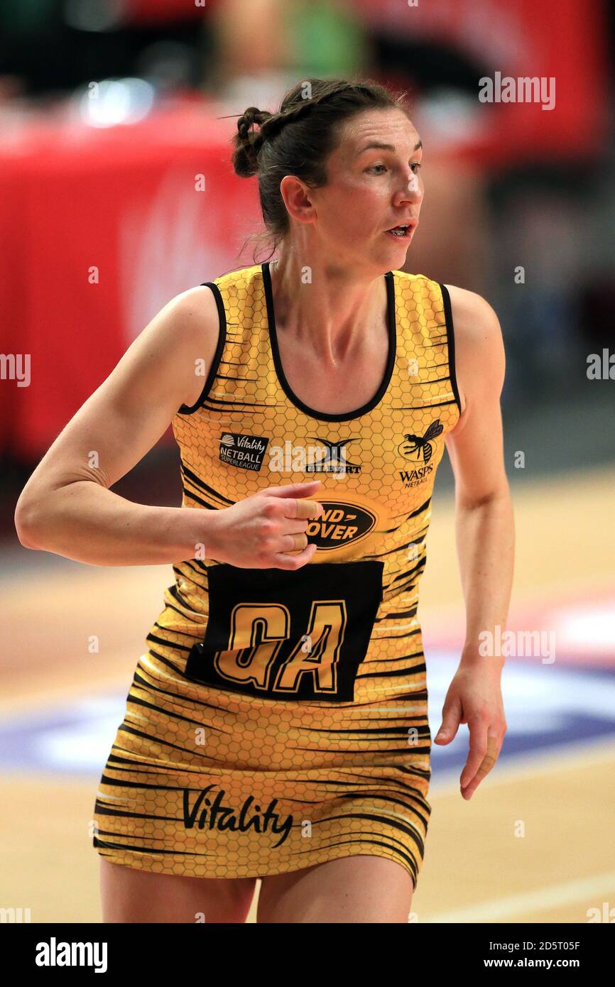 Rachel Dunn, Wasps Netball Stock Photo - Alamy