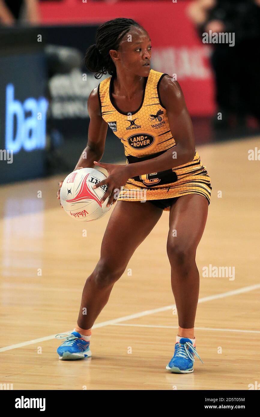 Bongiwe Msomi, Wasps Netball Stock Photo - Alamy