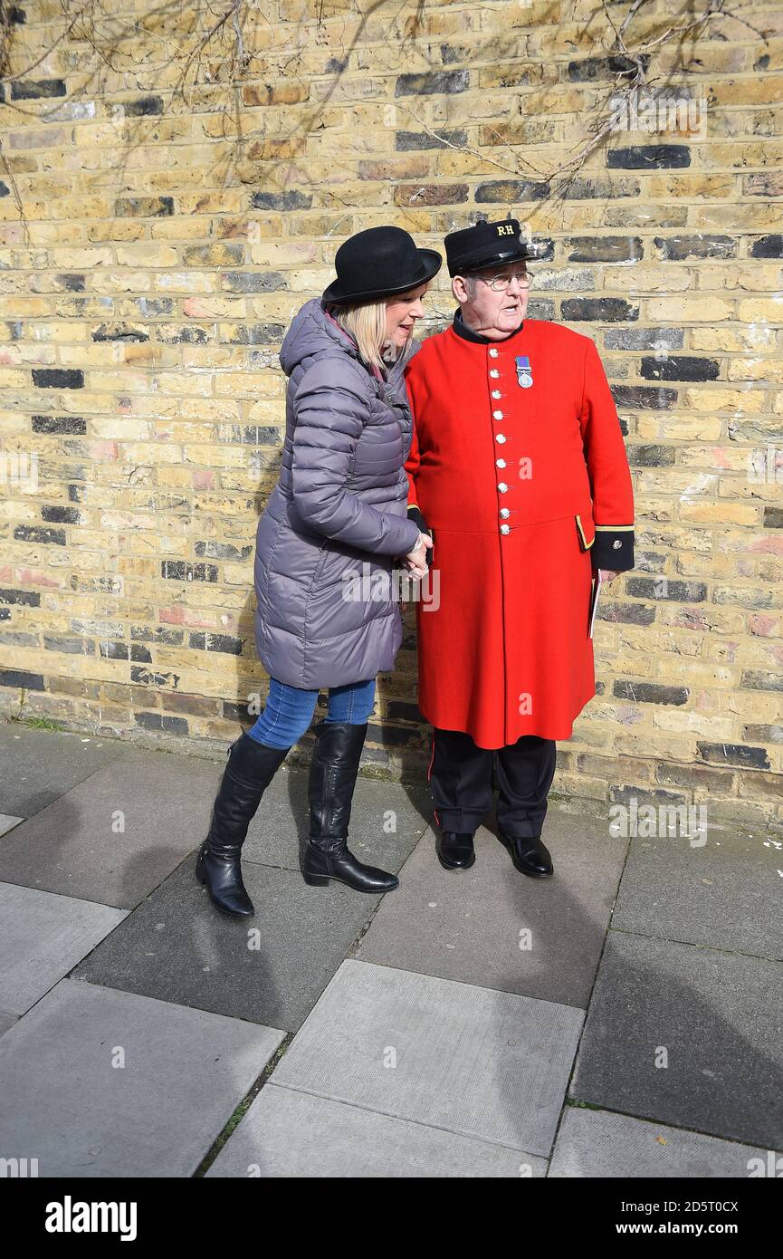 Two Preston fans meet before kick off Stock Photo - Alamy