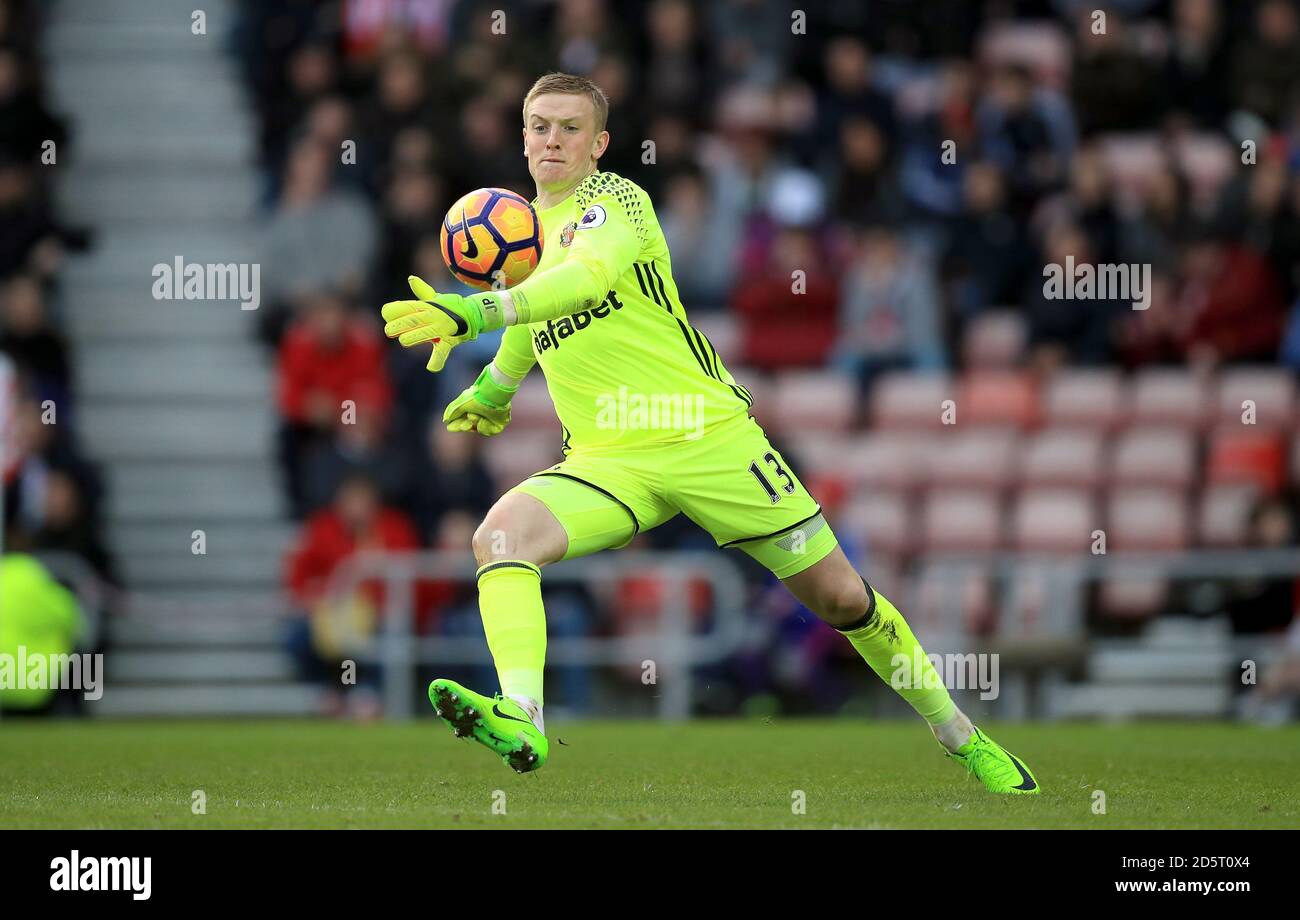 Sunderland goalkeeper Jordan Pickford Stock Photo - Alamy