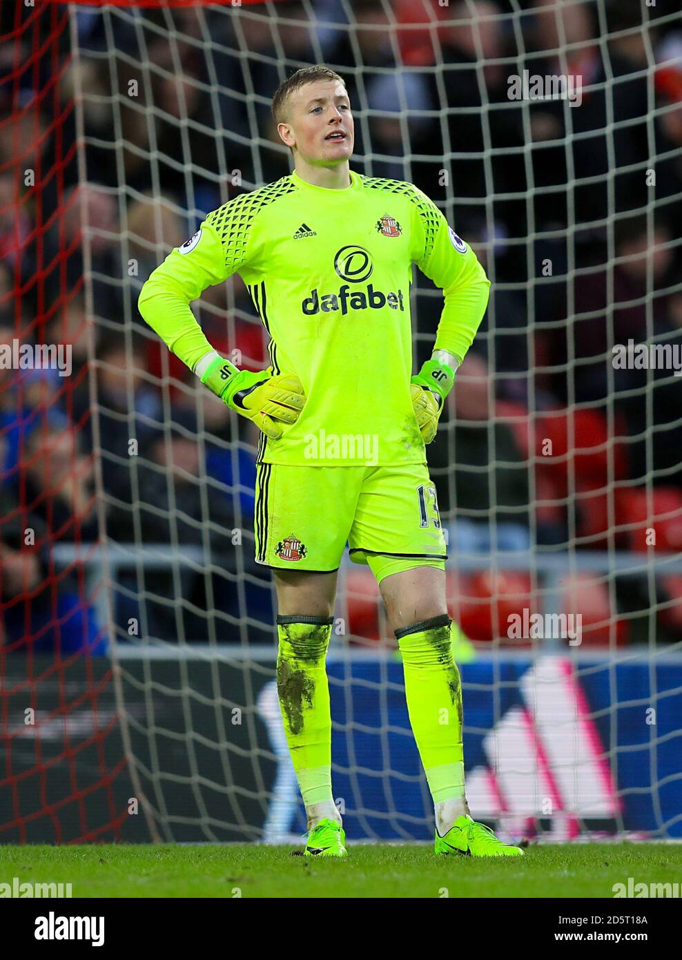 Sunderland goalkeeper Jordan Pickford Stock Photo - Alamy
