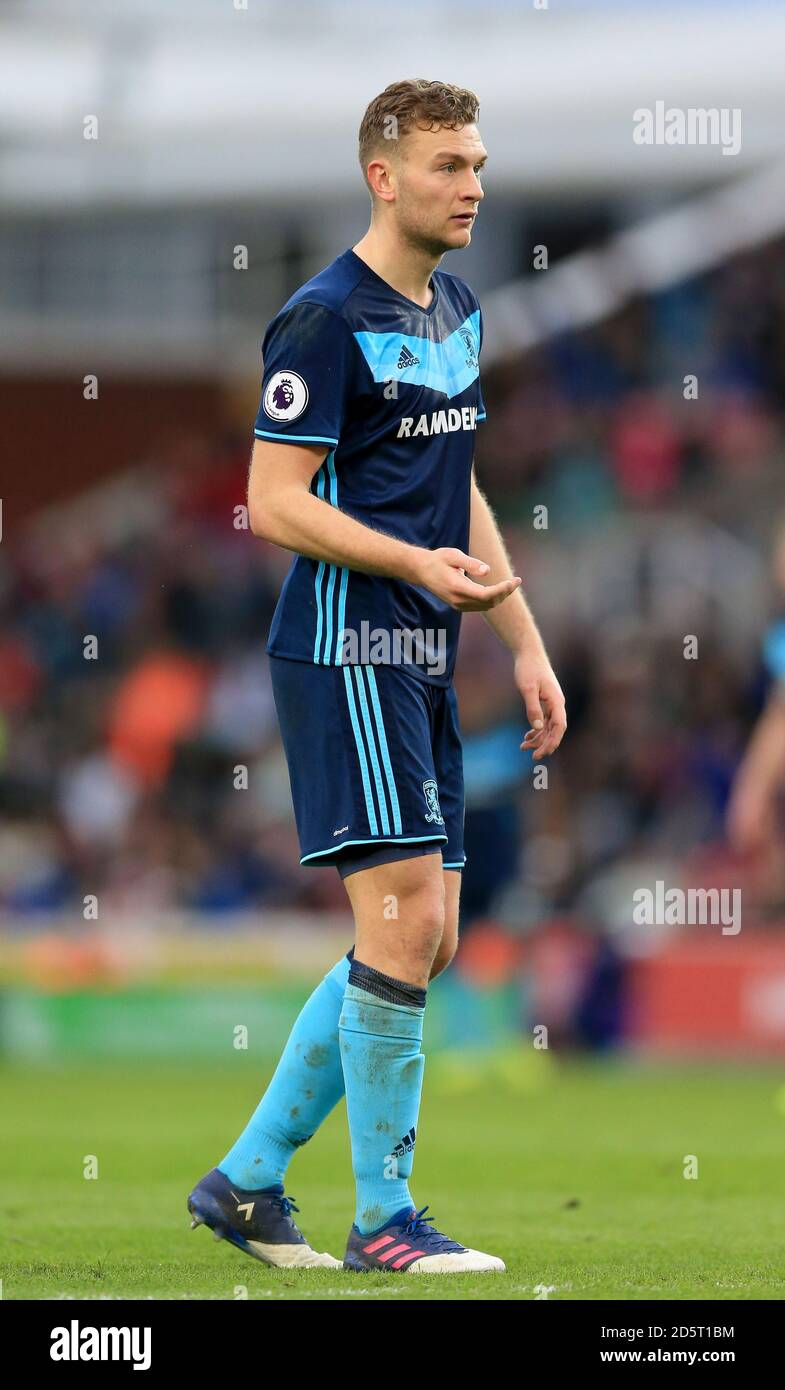 Middlesbrough's Ben Gibson Stock Photo - Alamy