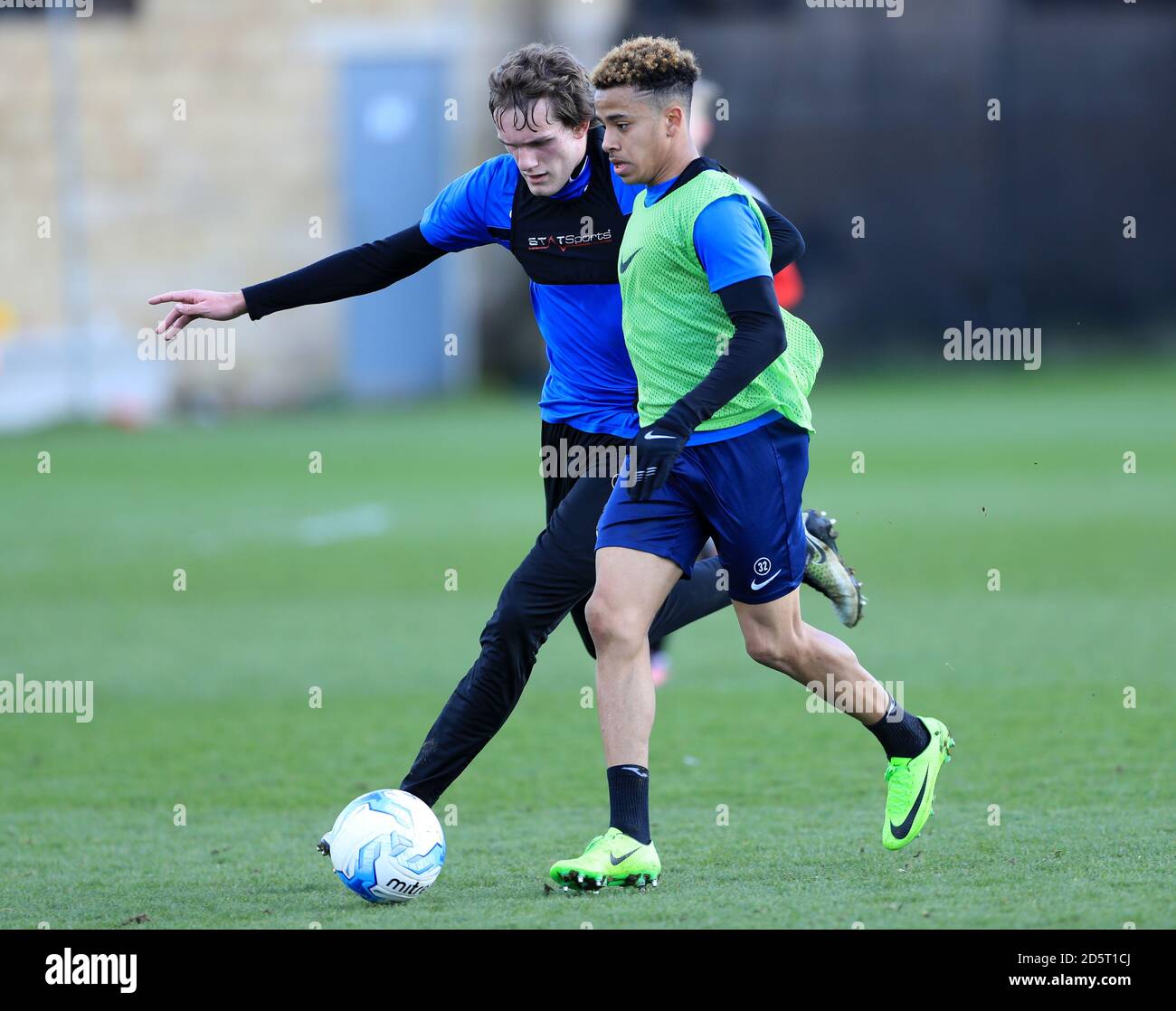 Coventry City's Callum Maycock (left) and Kyle Spence during a training ...