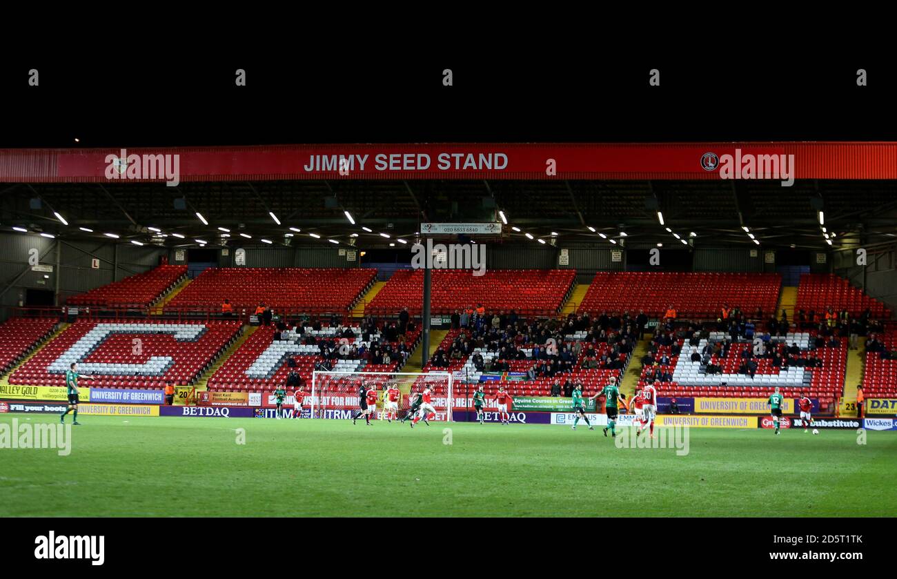 Soccer football full length gv general view hi-res stock photography ...