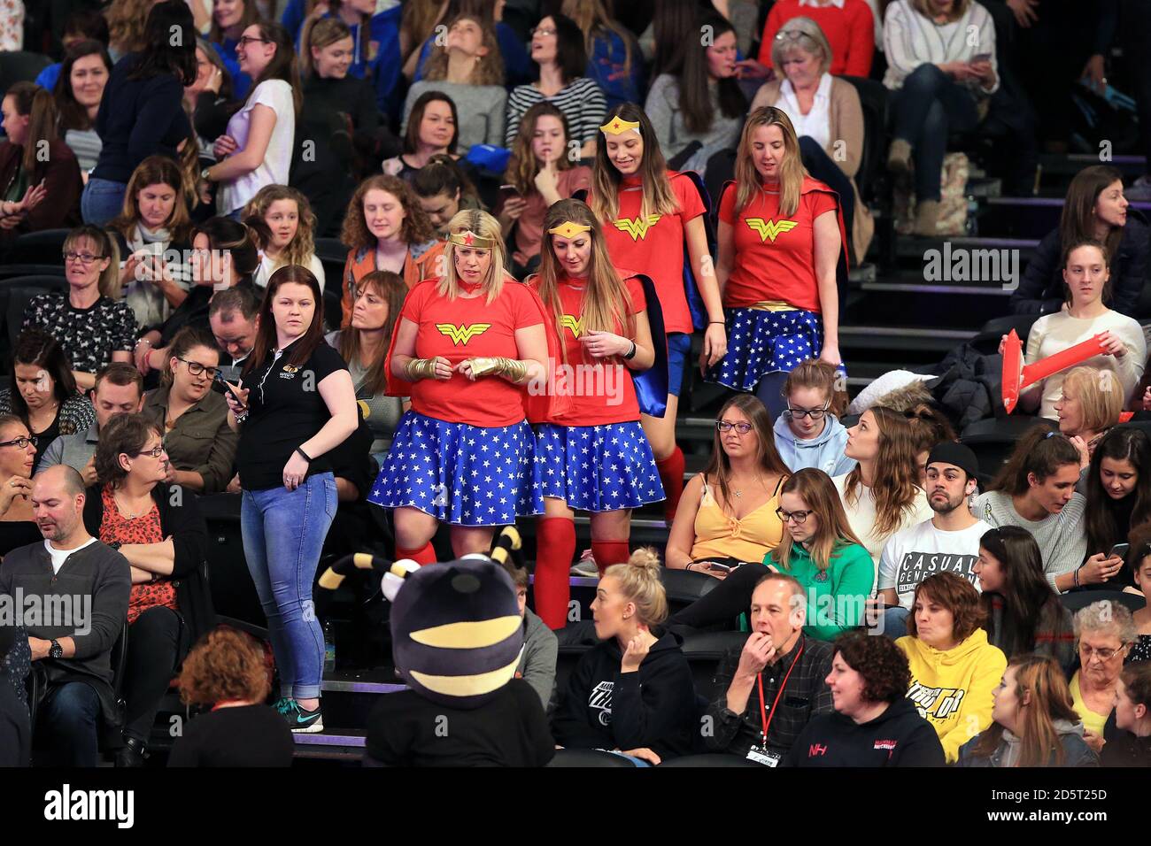 Netball fans in the stands hi-res stock photography and images - Alamy