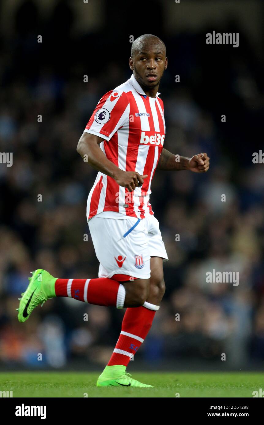 Stoke City's Saido Berahino Stock Photo - Alamy