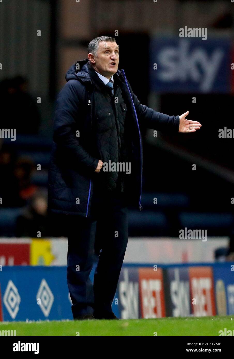 Blackburn Rovers manager Tony Mowbray Stock Photo - Alamy