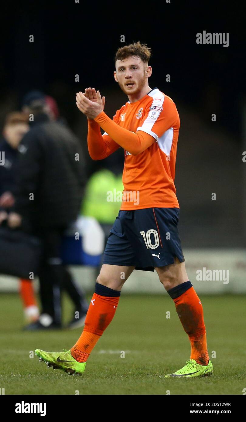Jordan Cook, Luton Town Stock Photo - Alamy