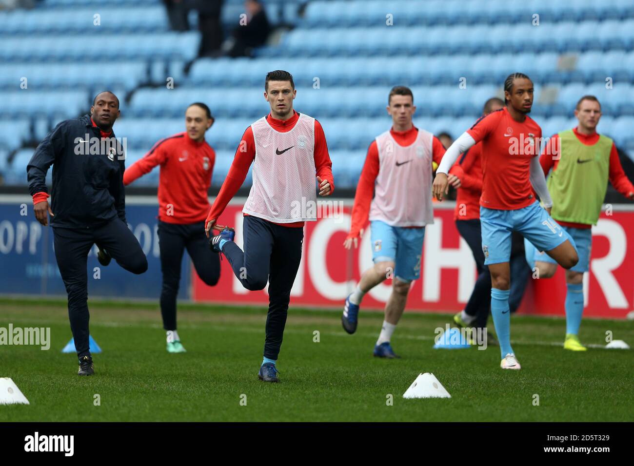Coventry City during their warm up Stock Photo - Alamy