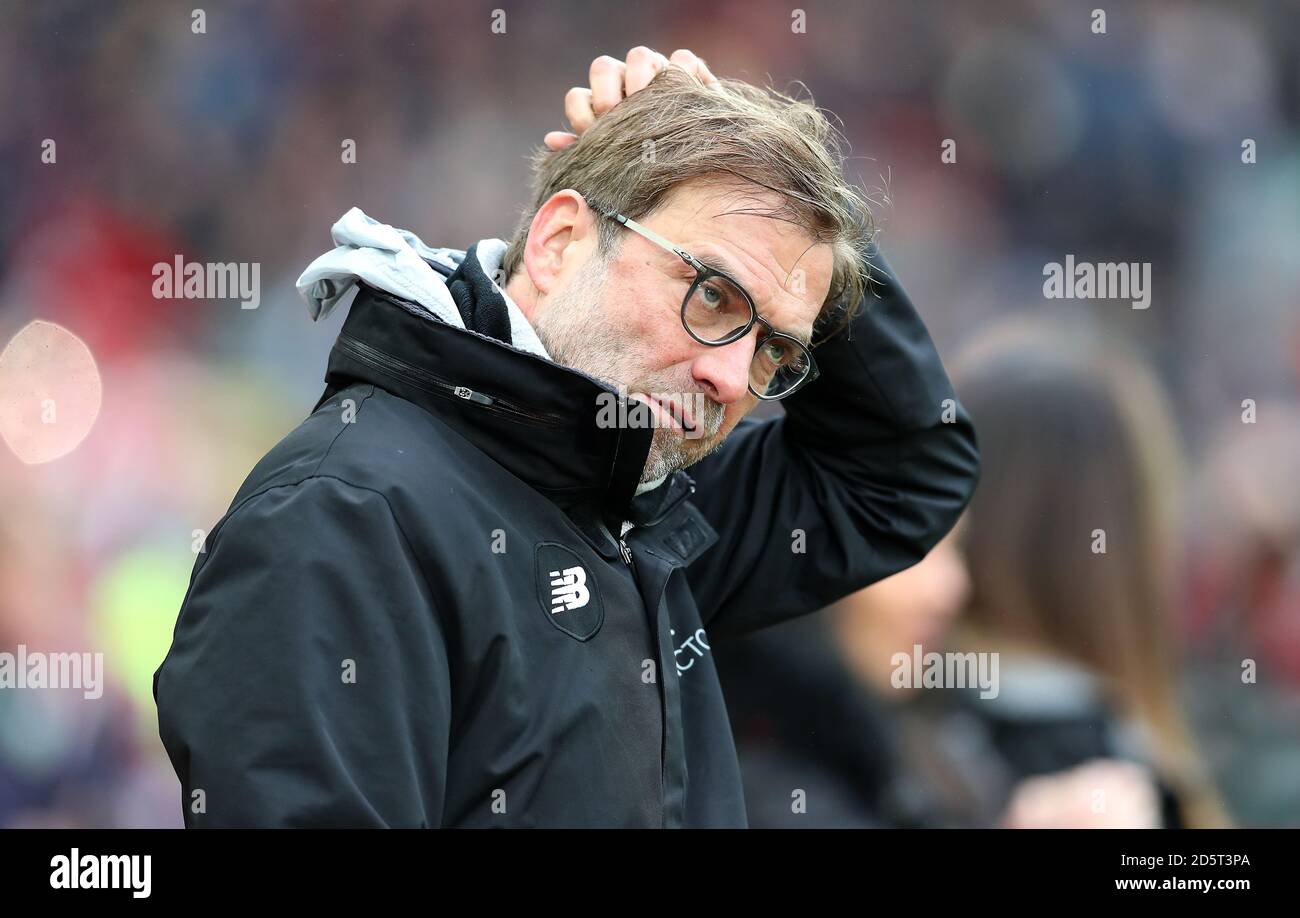 Liverpool manager Jurgen Klopp on the touchline Stock Photo - Alamy