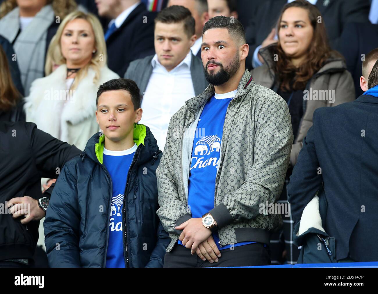 Boxer Tony Bellew in the stands Stock Photo - Alamy