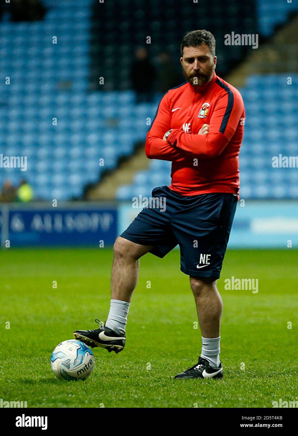 Coventry City Under 21s Coach Nicky Eaden Stock Photo - Alamy
