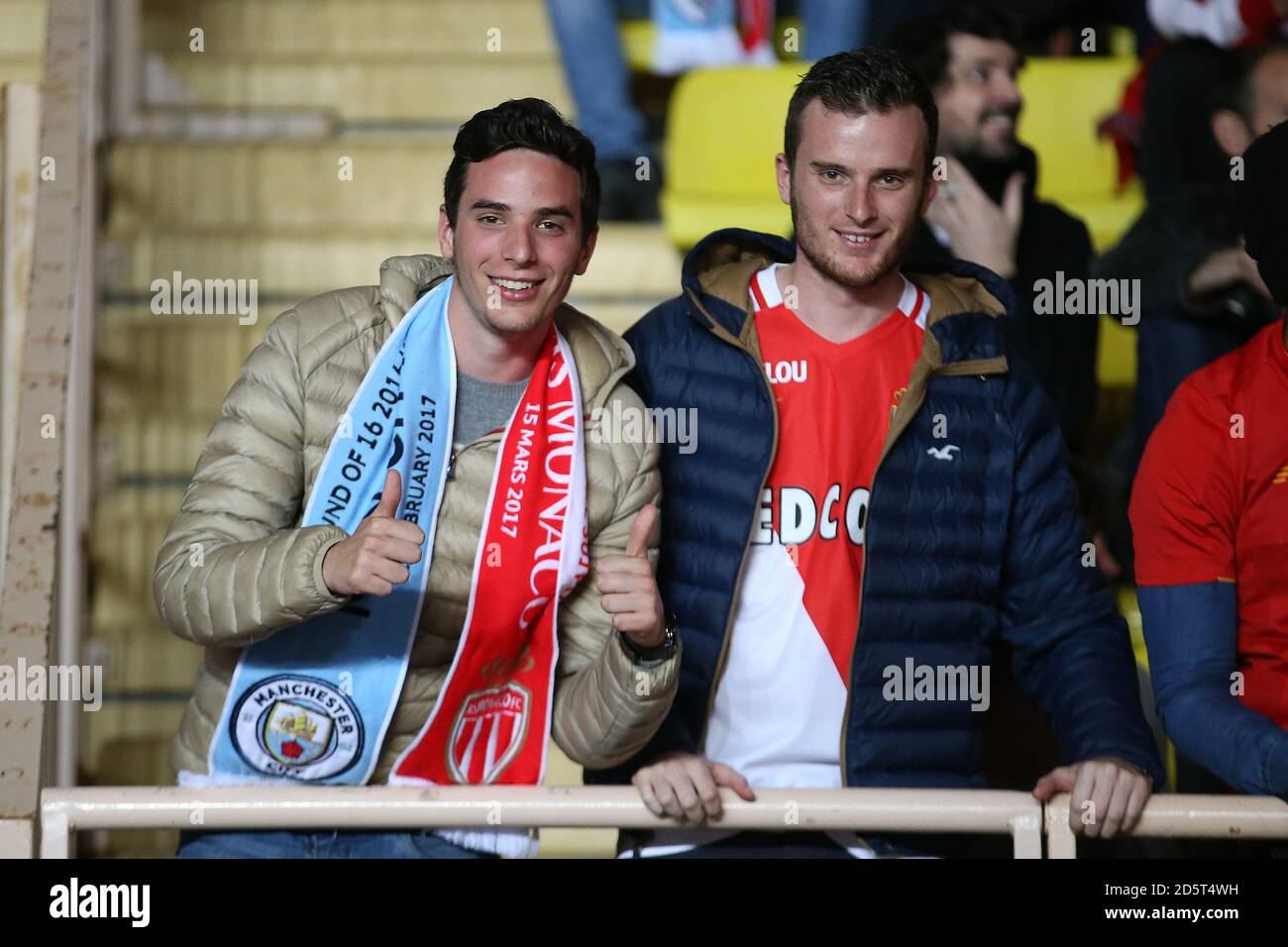 Monaco supporters in the stands Stock Photo - Alamy