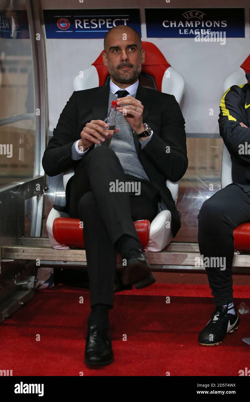 Manchester City manager Pep Guardiola Stock Photo - Alamy
