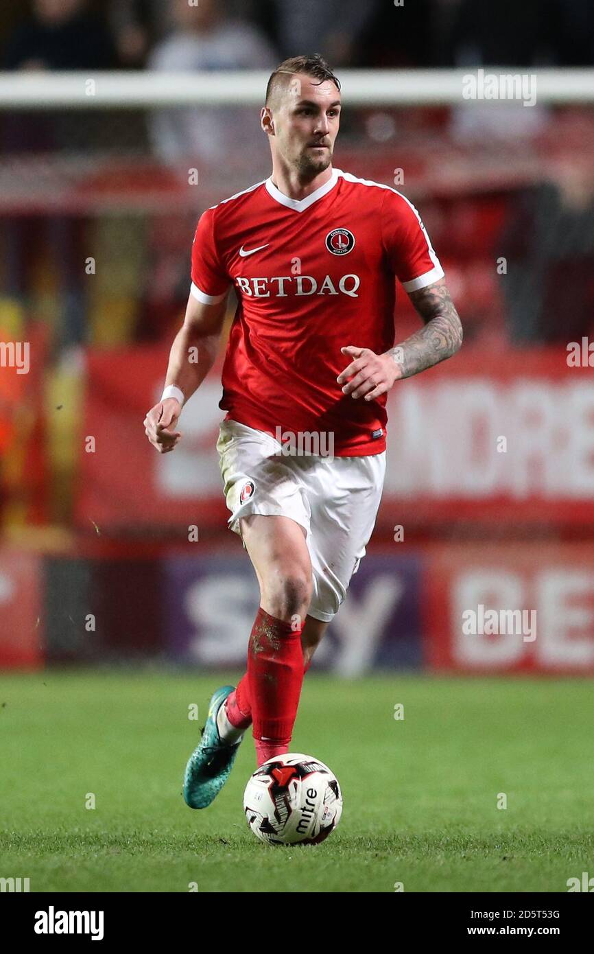 Charlton Athletic's Patrick Bauer Stock Photo - Alamy