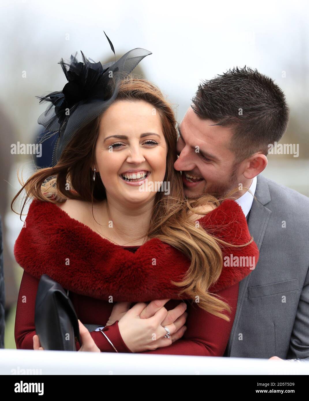Couple at cheltenham festival hi-res stock photography and images - Alamy