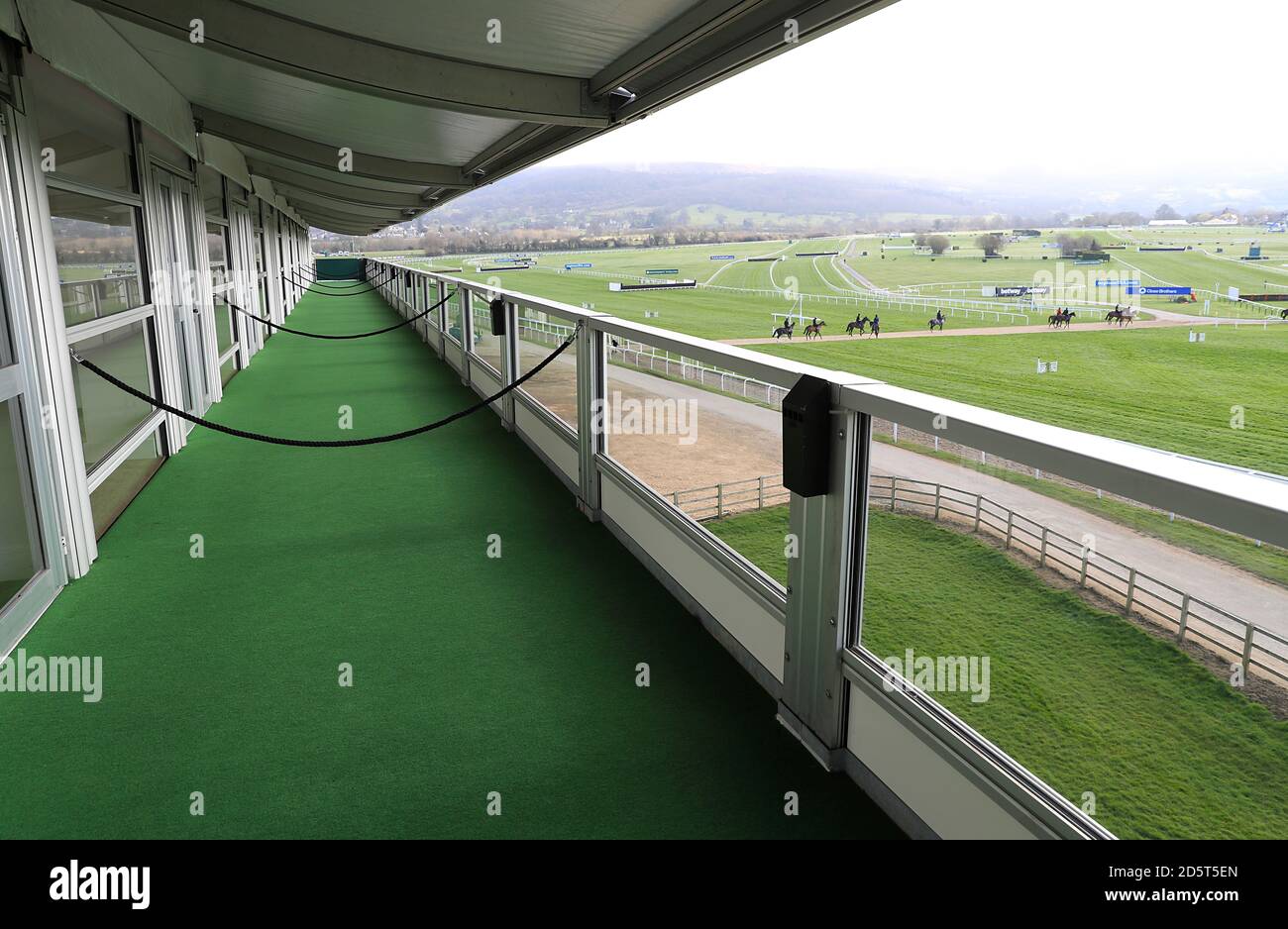 A view of the course from the The Chez Roux Restaurant during Ladies ...