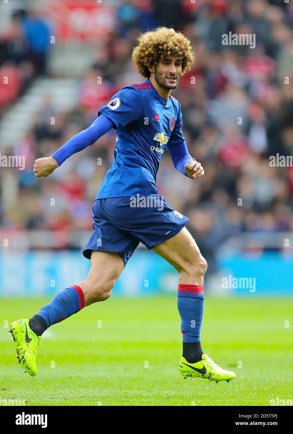 Manchester United's Marouane Fellaini in action Stock Photo - Alamy