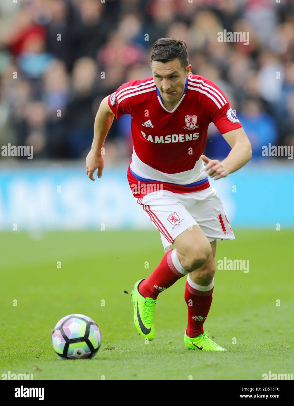 Middlesbrough's Stewart Downing in action Stock Photo - Alamy