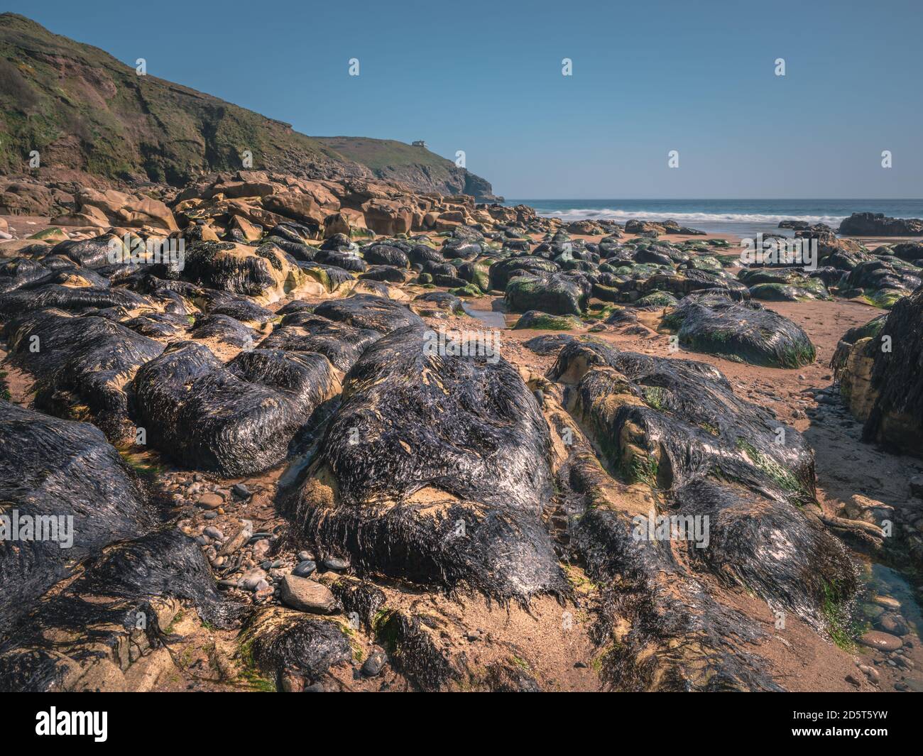 Praa Sands, Cornwall, England Stock Photo - Alamy