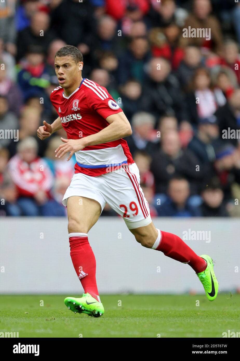 Middlesbrough's Rudy Gestede Stock Photo - Alamy