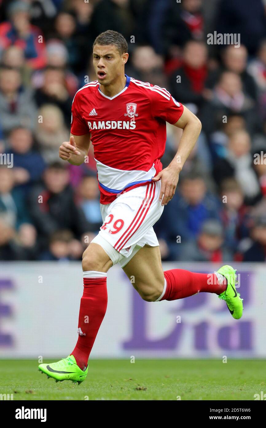 Middlesbrough's Rudy Gestede Stock Photo - Alamy