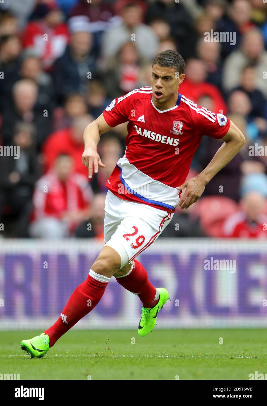 Middlesbrough's Rudy Gestede Stock Photo - Alamy
