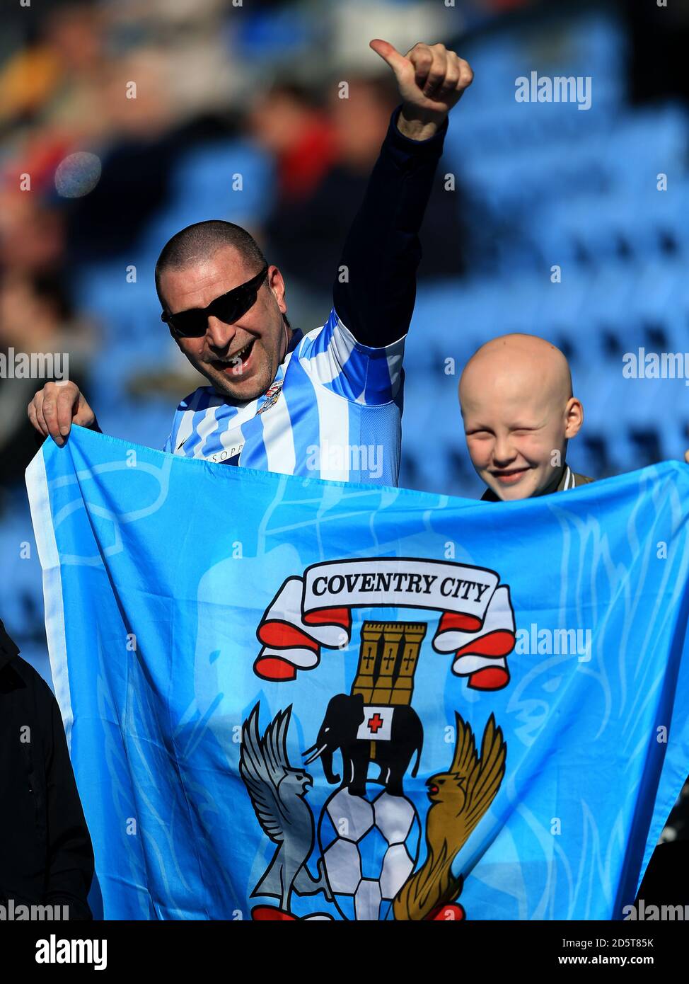 Coventry City fans in the stands before kick off Stock Photo - Alamy