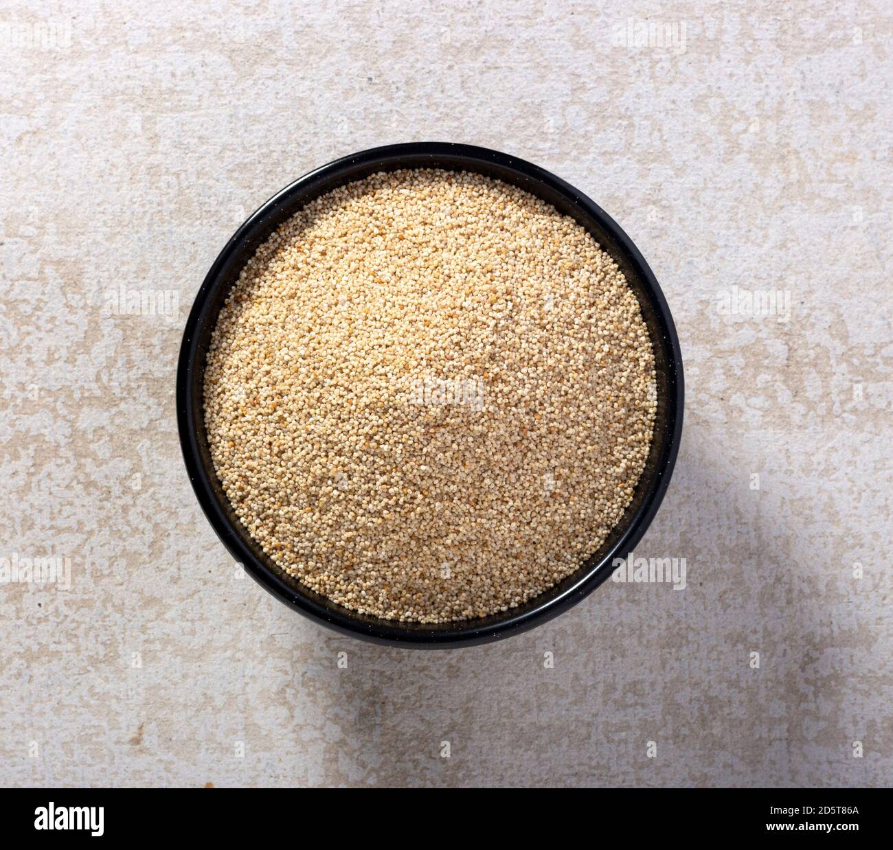 Organic Cart Natural Khas Khas Poppy Seeds in black bowl on light ...