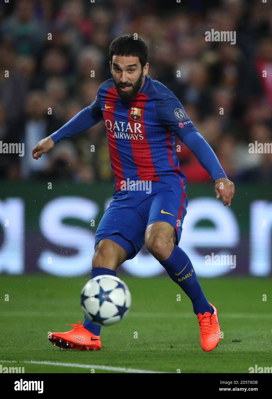 Barcelona's Arda Turan Stock Photo - Alamy