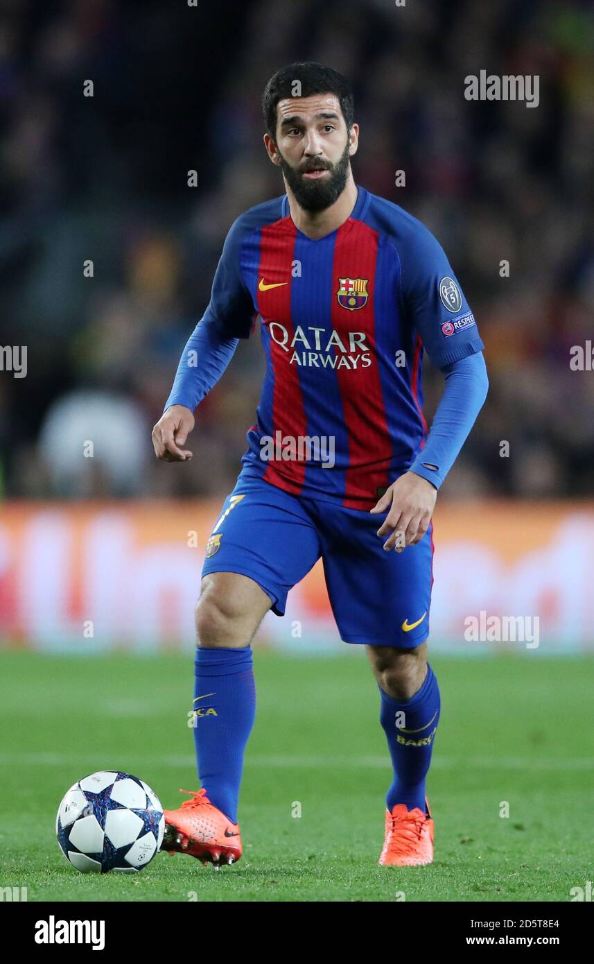 Barcelona's Arda Turan Stock Photo - Alamy
