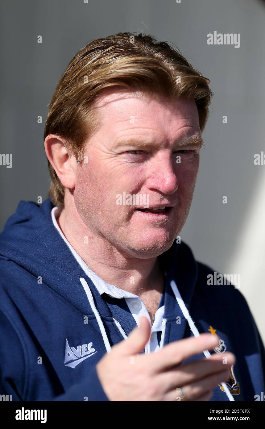 Bradford City manager Stuart McCall Stock Photo - Alamy