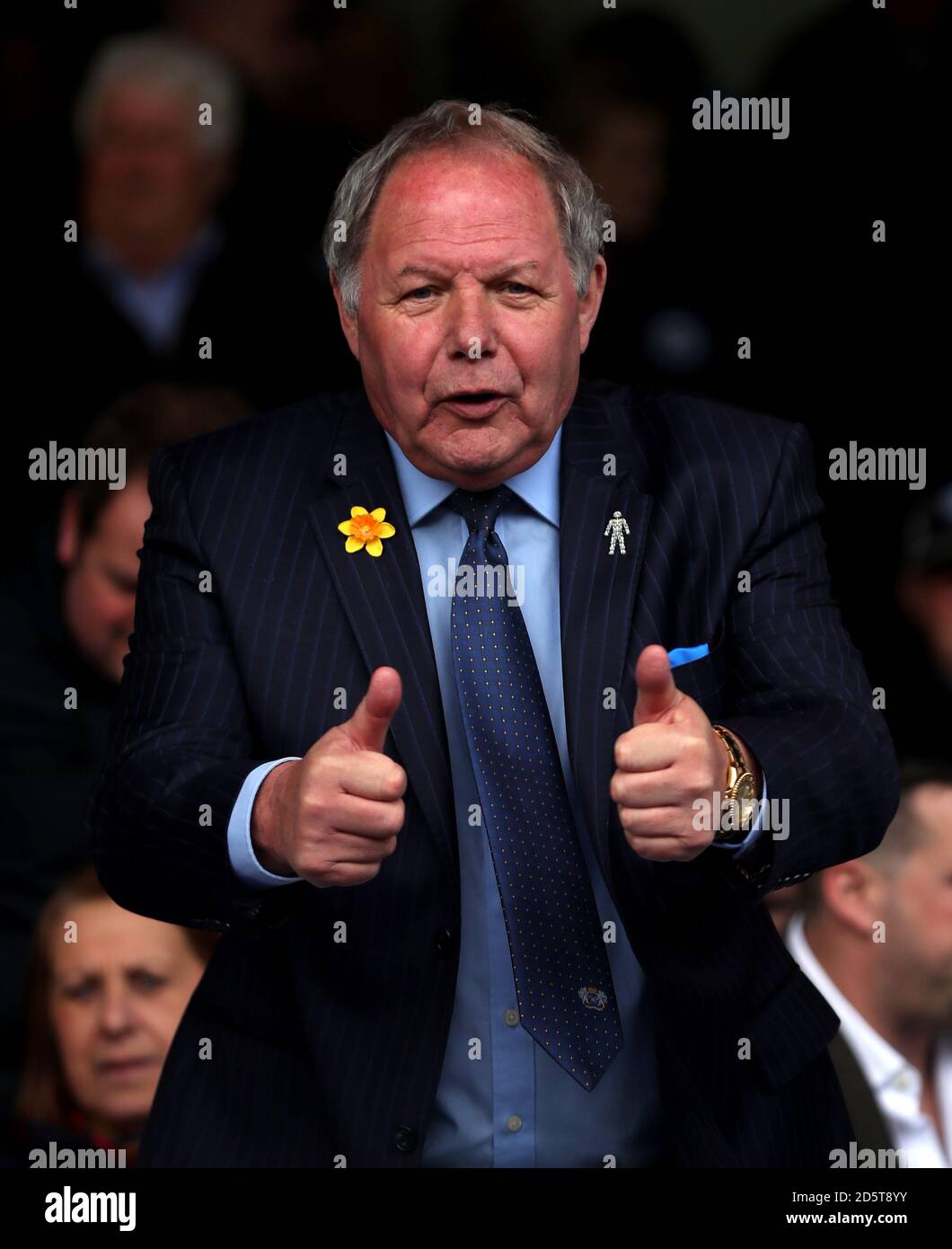 Barry Fry in the stands Stock Photo - Alamy
