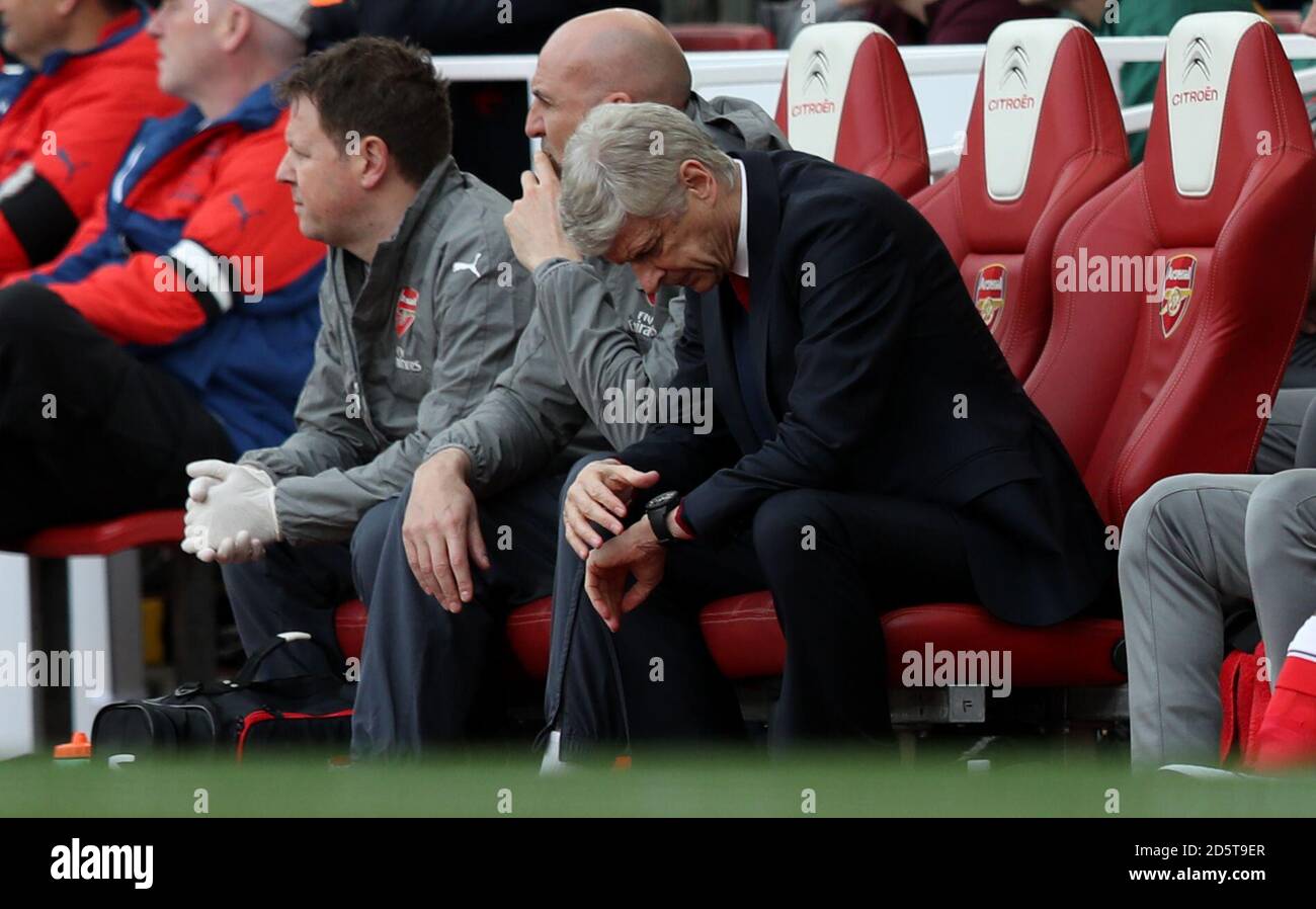 Arsenal manager Arsene Wenger Stock Photo - Alamy
