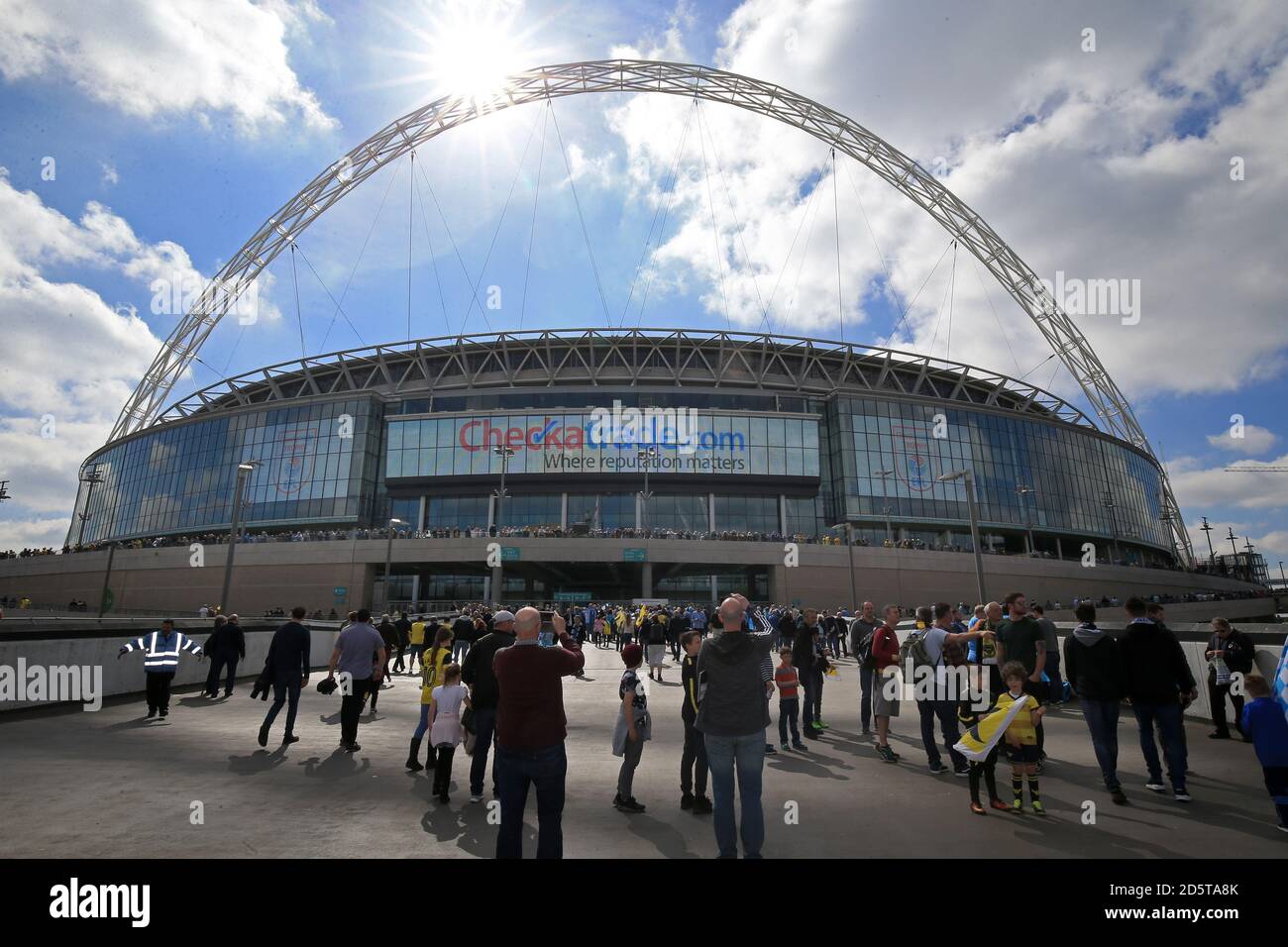 Checkatrade Trophy Final Wembley Stadium High Resolution Stock ...