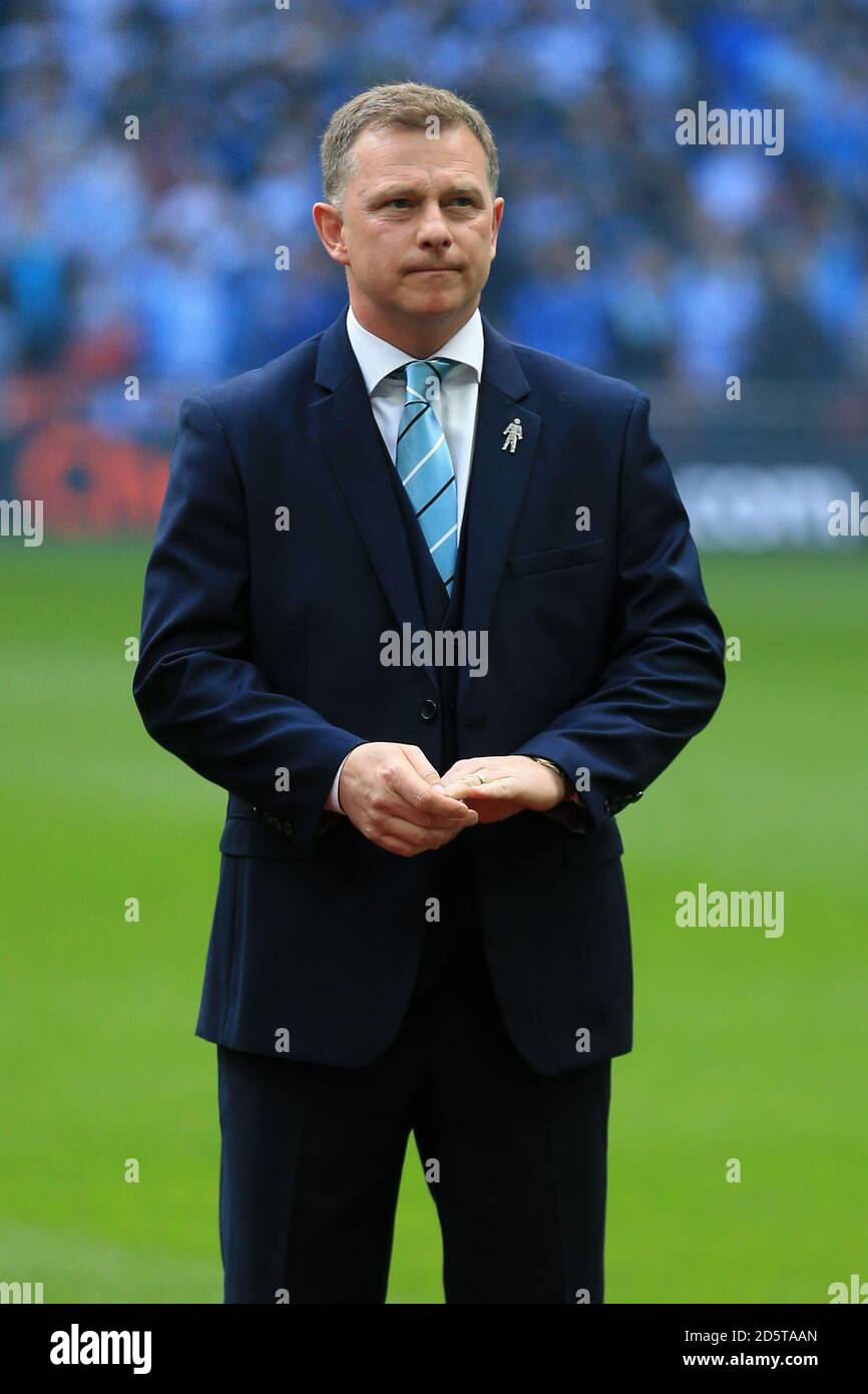 Coventry City's manager Mark Robins Stock Photo - Alamy