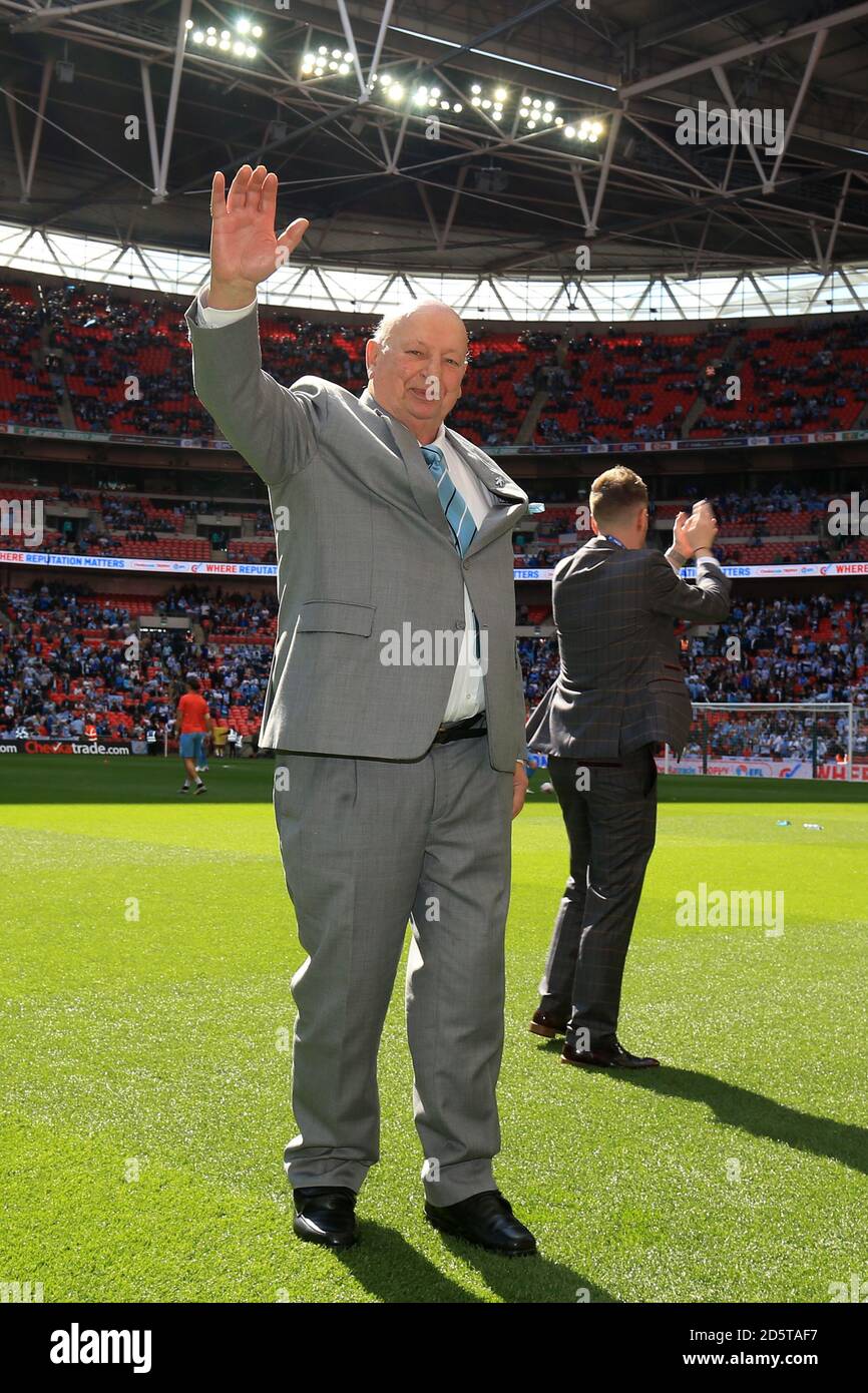 Former Coventry City player and manager John Sillett speaks to the ...