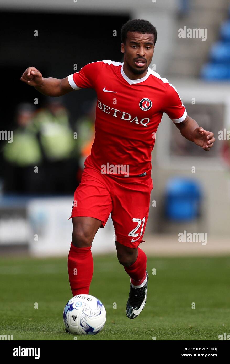 Charlton Athletic's Nathan Byrne Stock Photo - Alamy