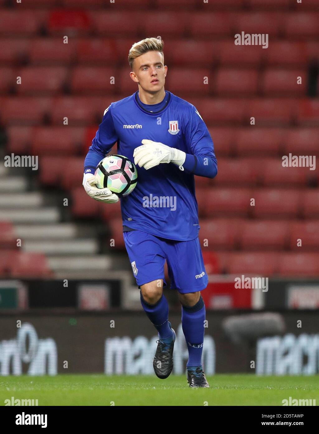 Stoke City goalkeeper Mitchell Allen Stock Photo - Alamy