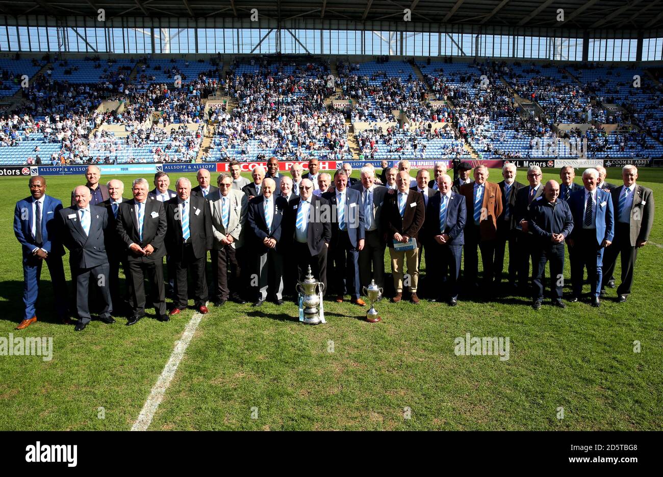 Coventry City's legends parade Stock Photo - Alamy