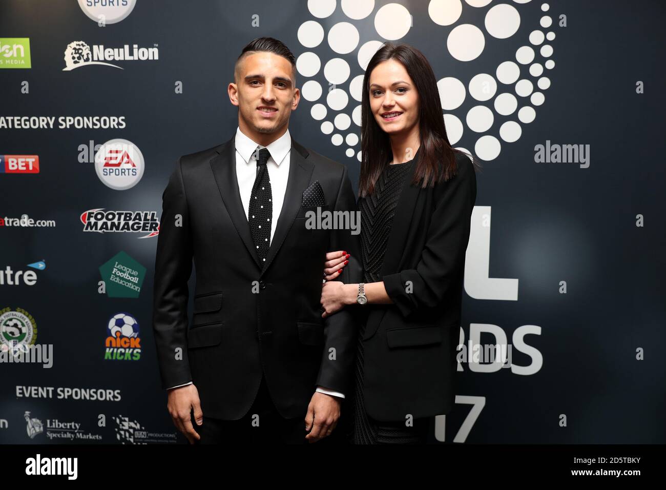 Anthony Knockaert attending the EFL awards at the London Hilton, Park ...