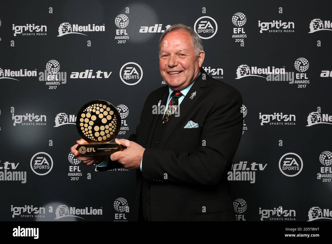 Barry Fry with the Contribution to League Football Award at the EFL ...
